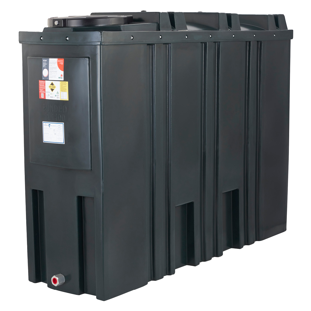 Atlas Slimline Bunded Oil Tank