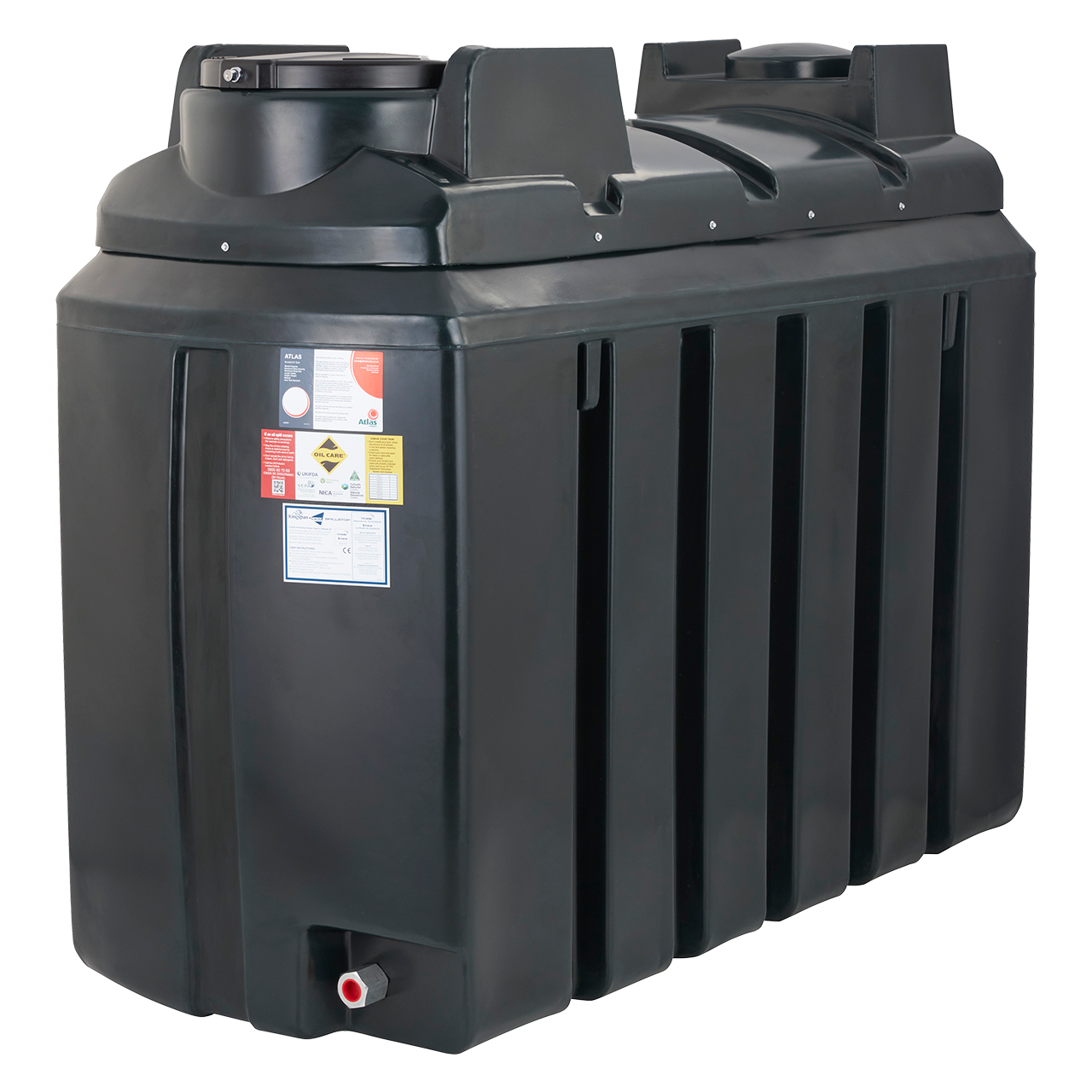 Atlas Slimline Bunded Oil Tank